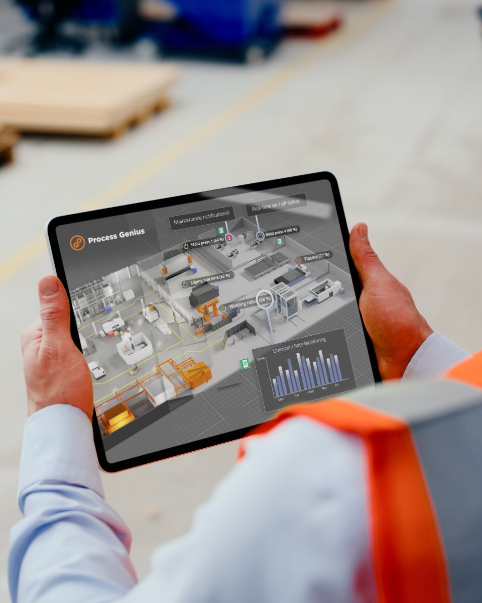 Genius Core 3D Digital Twin platform | Process Genius